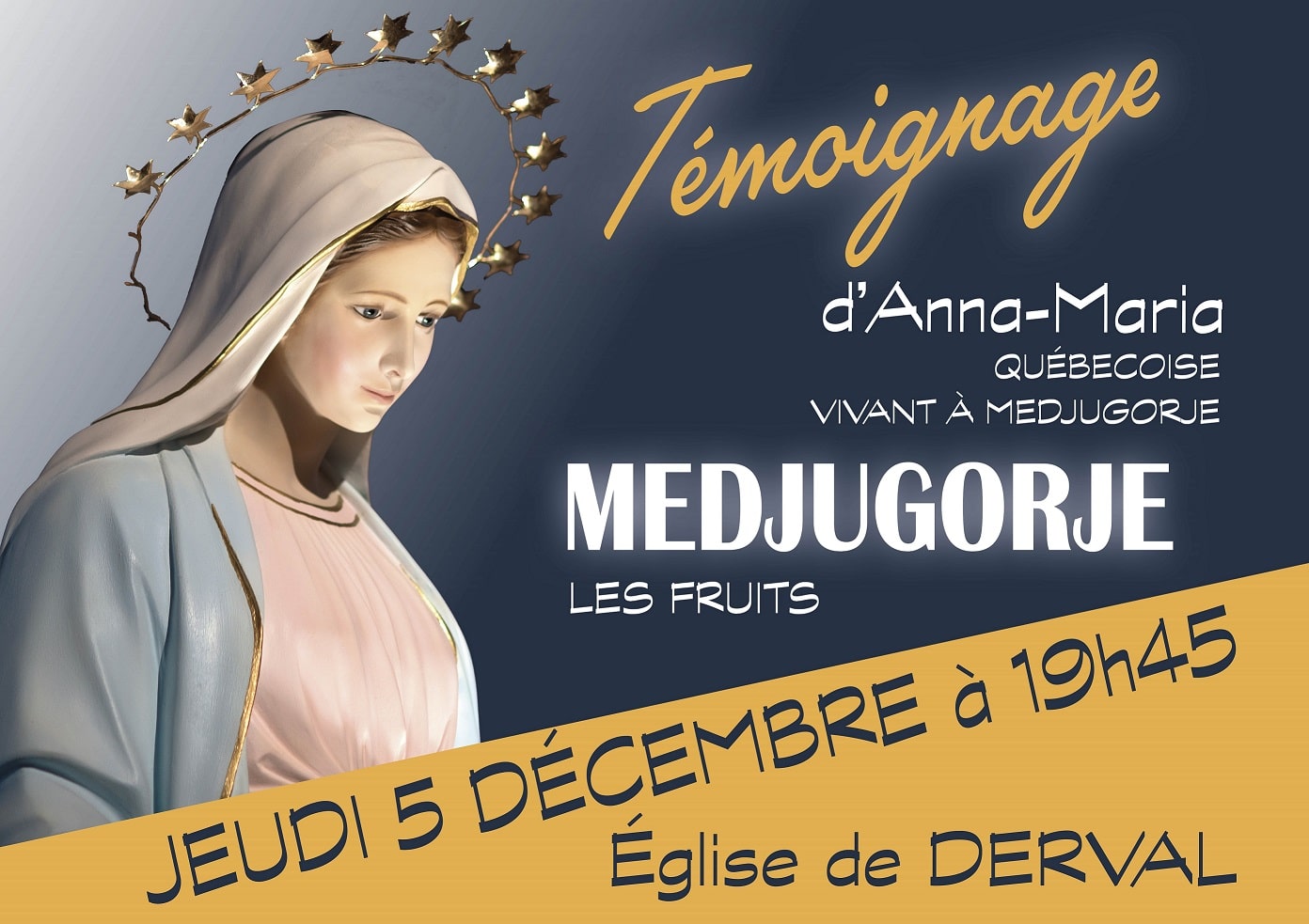 Soirée témoignage par une habitante de Medjugorje - Sainte-Anne-sur-Don ...